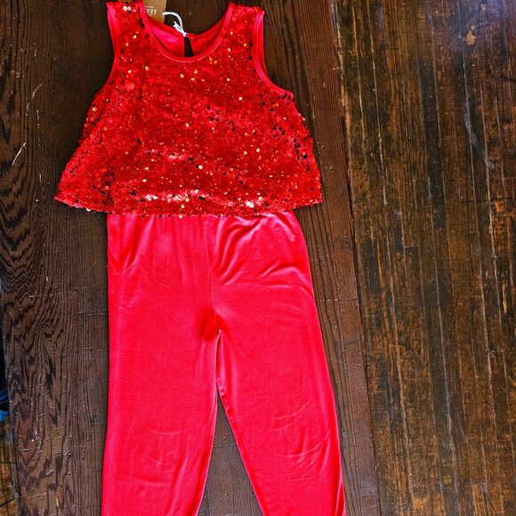 wonder nation | Pants & Jumpsuits | Wonder Nation Red Jump Suit | Poshmark